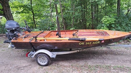 14ft 6in Custom Wood Flats Skiff | Stealth Craft Boats