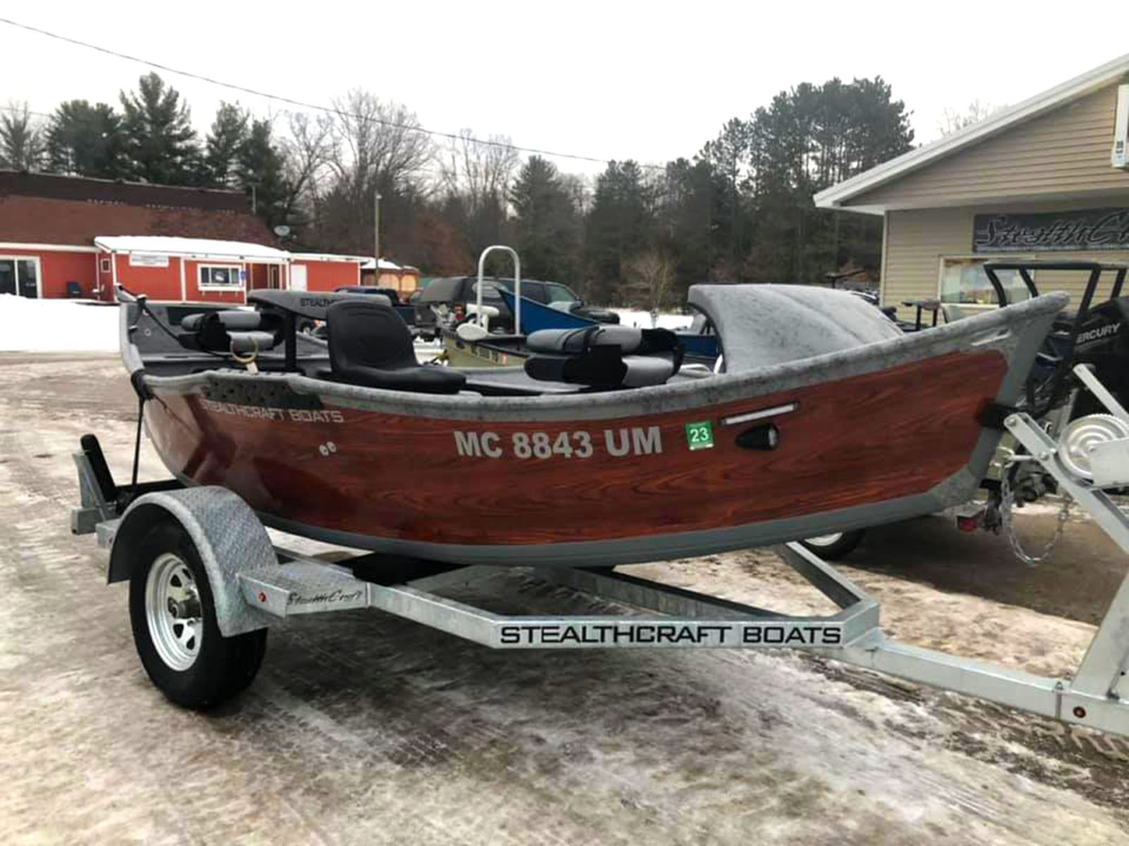 Wood Grain Skins | Stealth Craft Boats