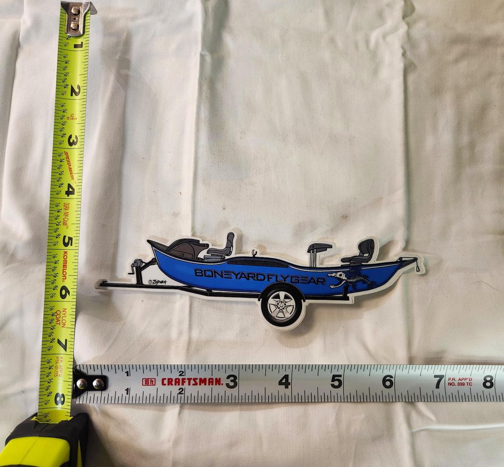 BoneYard Fly Gear – Drift Boat – Sticker | Stealth Craft Boats