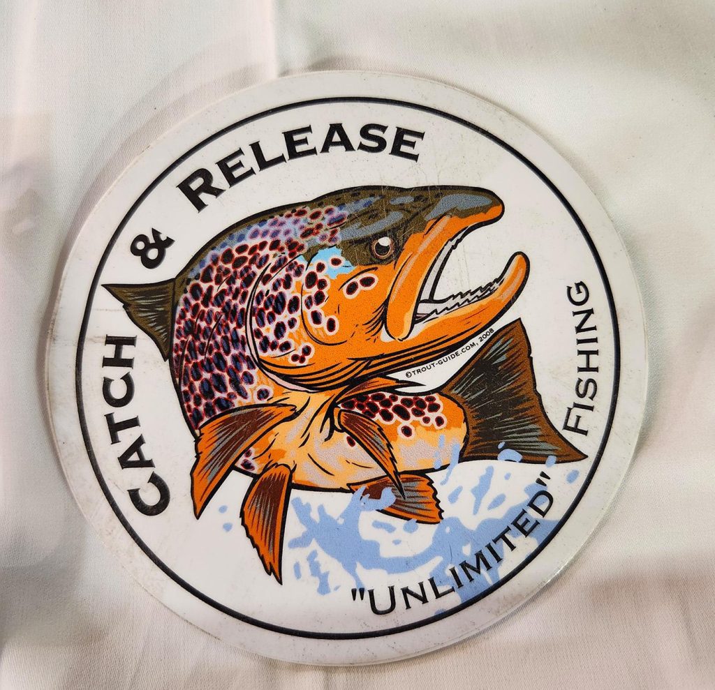 Catch & Release “Unlimited” Fishing Trout – Sticker | Stealth Craft Boats
