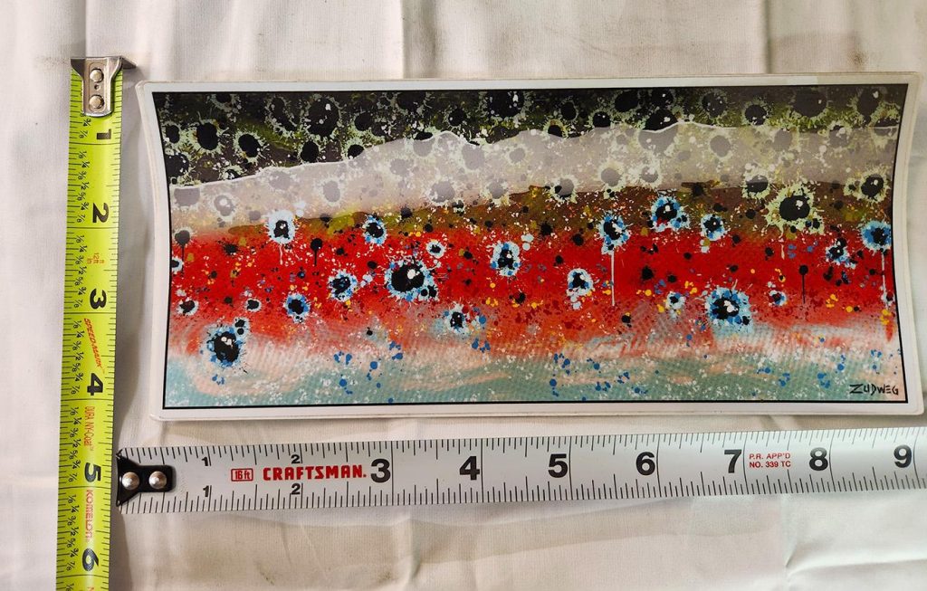 ZudWeg Brook Trout Skin – Sticker | Stealth Craft Boats