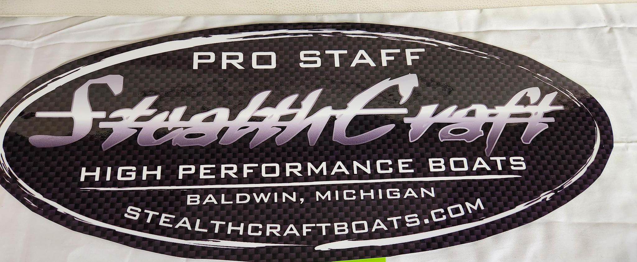 18″ StealthCraft Sticker (Black and White) | Stealth Craft Boats