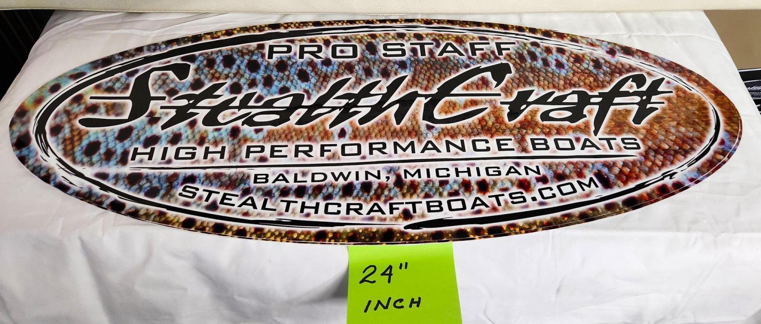 24″ StealthCraft Sticker | Stealth Craft Boats