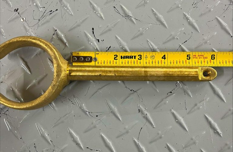 Brass 5/8ths Long Shaft Oarlocks | Stealth Craft Boats
